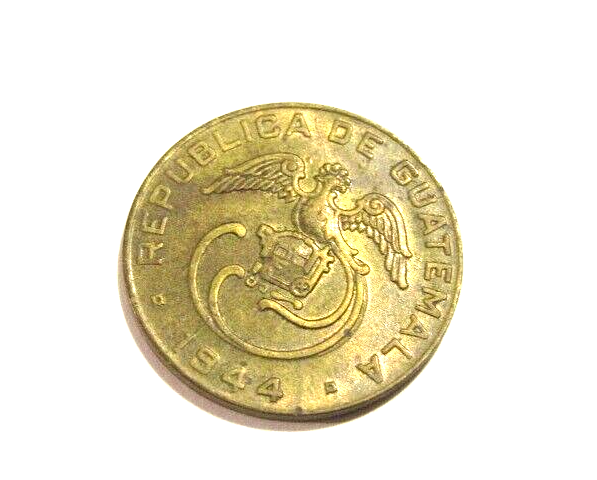 Guatemala 1944 1 Un Centavo De Quetzal Coin | eBay