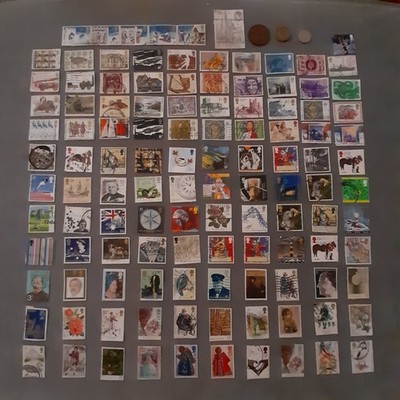 GB Stamps 117 Commemoratives All Off Paper. + 3 Free Coins See ...