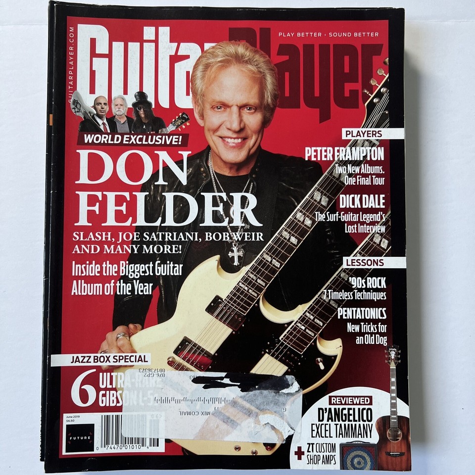 Guitar Player Magazine 2019 Lot of 9 Setzer Felder Joe Perry Wilco ...