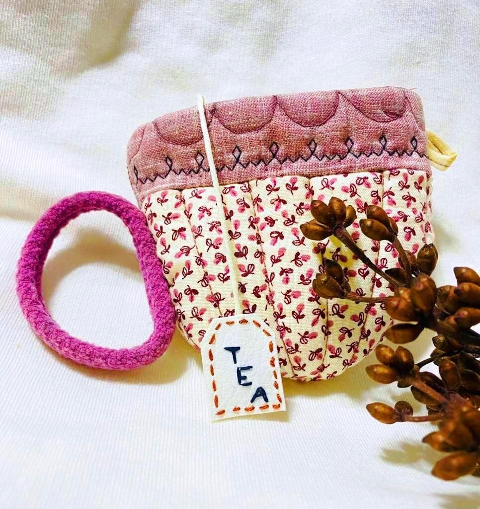 Coasters Tea Cup Pouch Fabric Quilted For Dinning Room Decoration ...