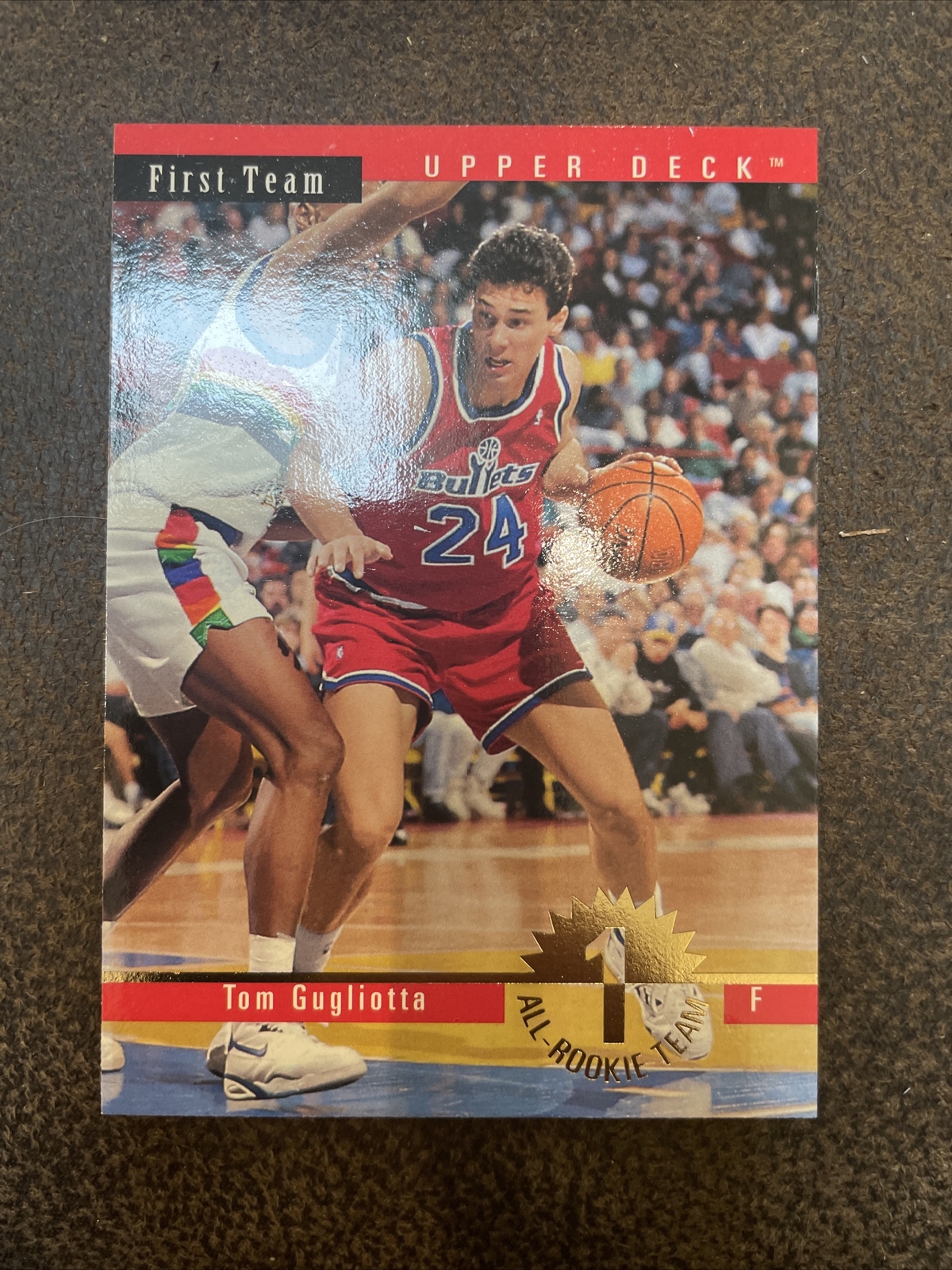 1993-94 Upper Deck All-Rookie Team Tom Gugliotta #AR4 Basketball Card ...