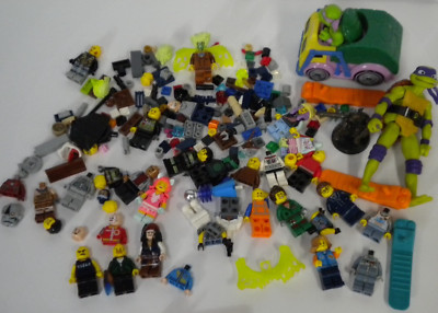 Junk Drawer Toy Lot Lego Mini Figure Figs Figures TMNT Turtles Building ...