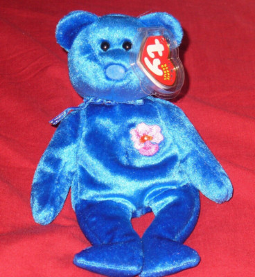 TY BEANIE BABY BEAR - VANDA - 2001 -HANG TAG PROTECTED - EXCELLENT ...