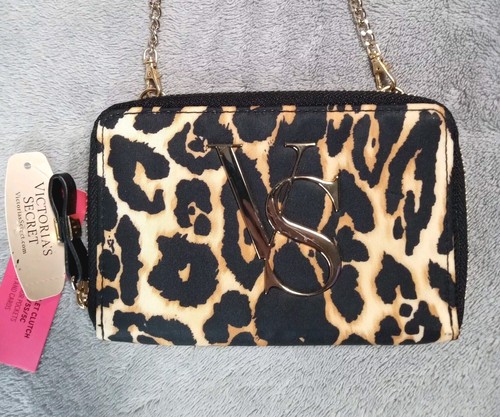 Victoria's Secret Leopard Print Crossbody Clutch Purse | eBay