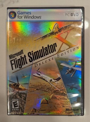 Microsoft Flight Simulator X: Deluxe Edition (PC DVD 2006) Flight Sim ...