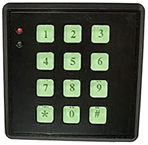 Fake Security Keypad Integrated Low Light Sensor Professional Alarm ...