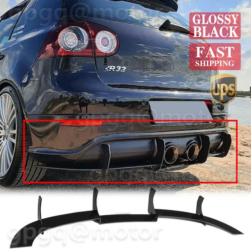 For Volkswagen Golf 5 R32 MK5 2005-2008 Rear Bumper Diffuser Shark Fin ...