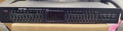 ROTEL EQUALIZER RE 830 SPECTRUM ANALYZER VINTAGE TESTED | eBay