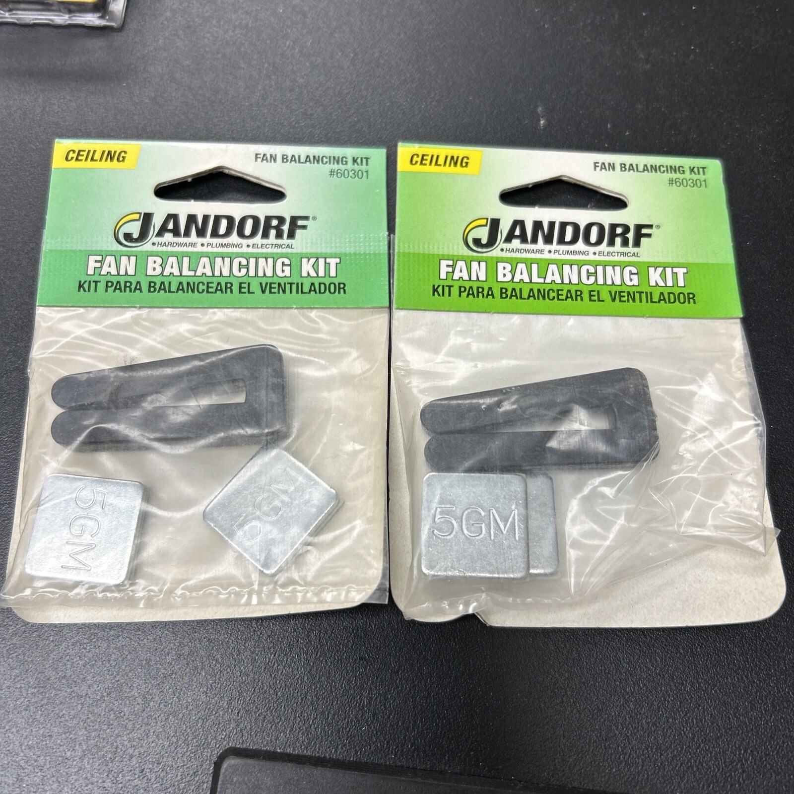 Jandorf 60301 Self Adhering Plastic Fan Blade Balancing Kit Lot Of 2 | eBay