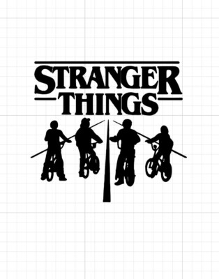 Stranger things - vinyl sticker | eBay UK