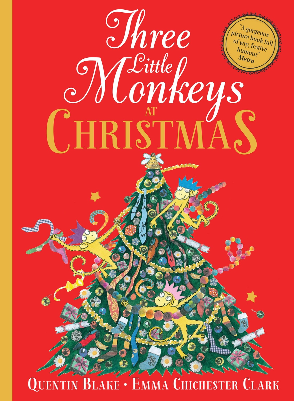 NEW BOOK Three Little Monkeys at Christmas by Quentin Blake (2024) | eBay