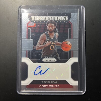2021-22 Panini Prizm Coby White Sensational Signature | eBay