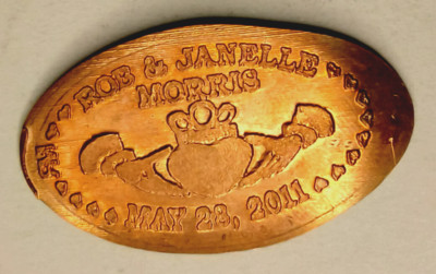 ROB & JANELLE MORRIS Elongated Coin ~ MAY 23, 2011 / CLADDAGH | eBay