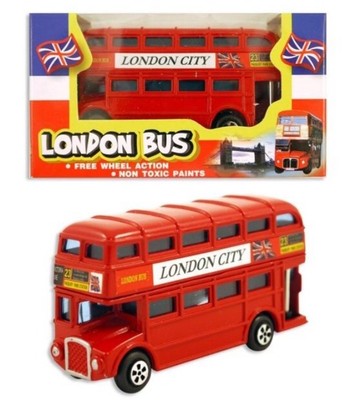 1x Die Cast Red Double Decker Bus Routemaster London Toy Collectibles ...
