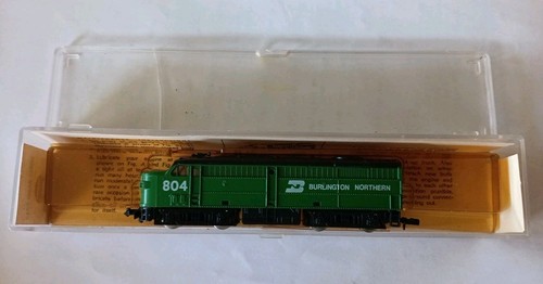 Vint. N Scale BURLINGTON Loco Alco F-2 Diesel Locomotive MODEL POWER ...