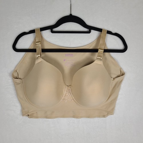 Shapeez Shortee Full-Coverage T-Shirt Bra with Underwire 1X C Back ...