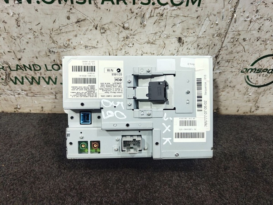 JAGUAR XK X150 STEREO RADIO SAT NAV MULTIMEDIA DISPLAY SCREEN 9W83 ...
