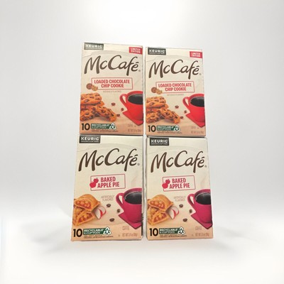 McCafe Baked Apple Pie Loaded Chocolate Chip Cookie 4 Pack 10 K-Cup Per ...