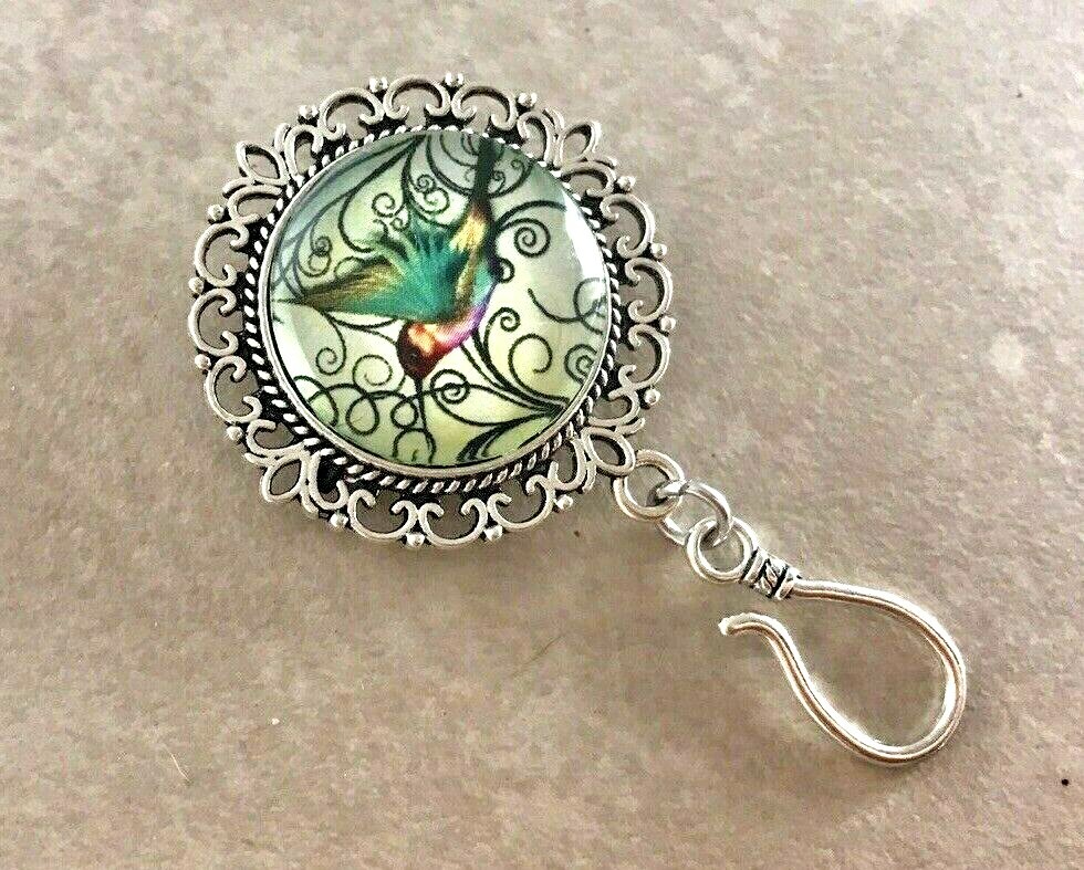Colorful Hummingbird Portuguese Knitting Pin, Magnetic Brooch, Gift for ...