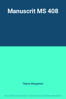 Manuscrit MS 408 de Thierry Maugenest | eBay