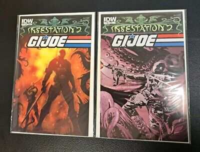 Infestation 2 G.I. Joe #1-2 IDW Publishing 2012 Complete Set! VF-NM 8.0 ...
