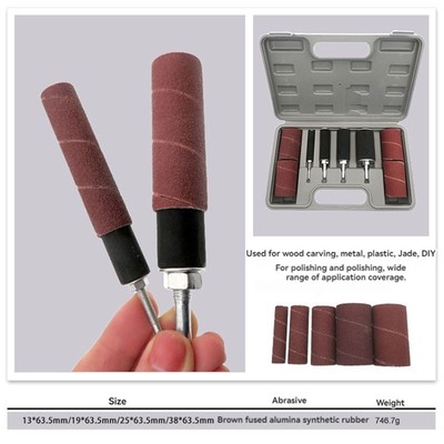 20Pieces Sanding Ring Drum Tool Box Sanding Wood Polishing Wheel ...