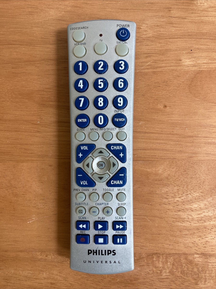 Philips Universal Multifunction Remote Control Cl034 Ebay