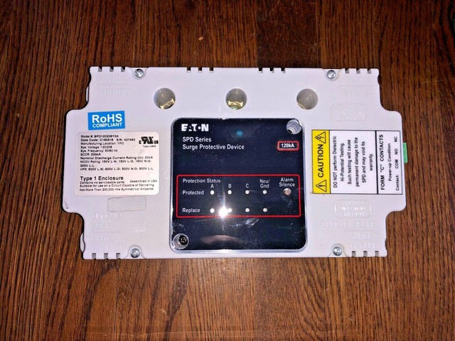 Eaton SPD120208Y2A Panelboard SPD Surge Protective Device for sale ...