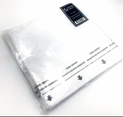 Naked Vinyl 50 Master Sleeves Rice Paper Anti Static LP Inner Vinyl ...