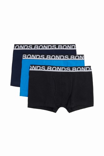 6 x Bonds Mens Everyday Trunks Underwear Black / Navy / Blue | eBay ...