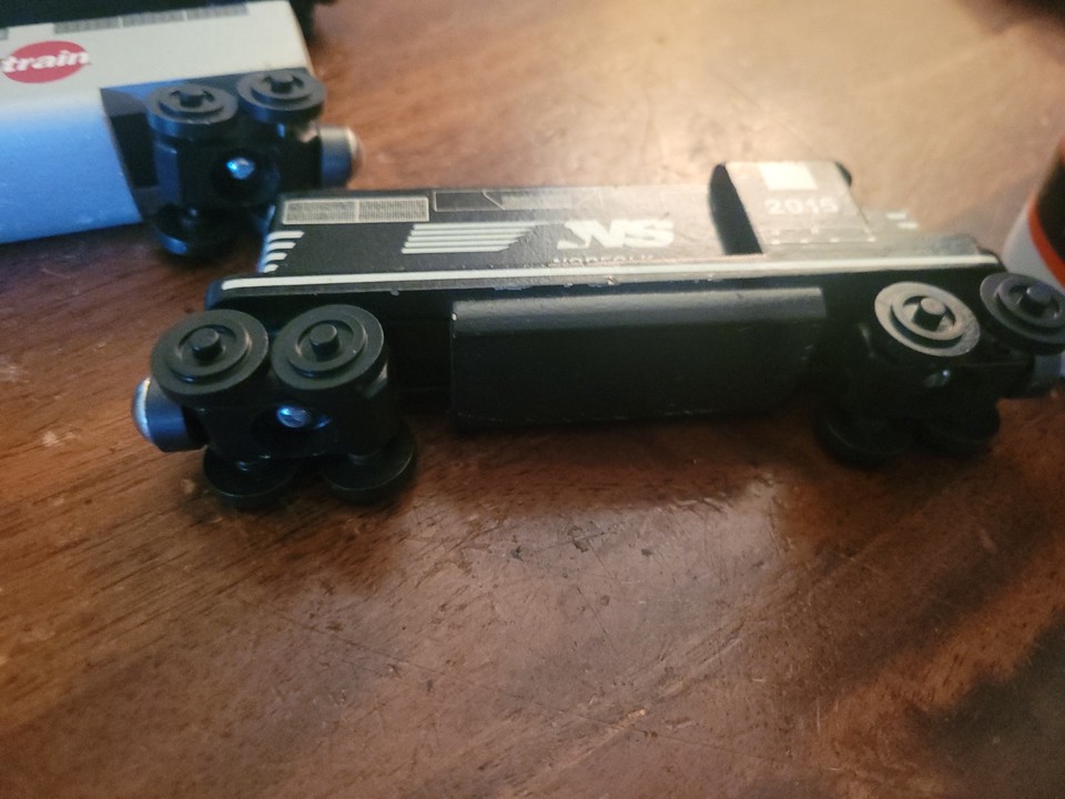 Set of 5 Rare Wooden Whittle Shortline Railroad Trains Metra Norfolk ...