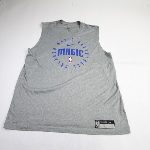 Orlando Magic Nike NBA Authentics Dri-Fit Sleeveless Shirt Men's Gray ...