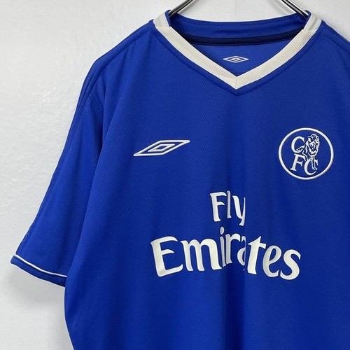 Umbro Chelsea FC Reversible Uniform Jersey M Short Sleeve 2003 Mourinho ...