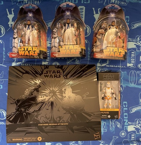 Star Wars The Black Series Lot Anakin And Obi-Wan SDCC, Cody, 501st ...