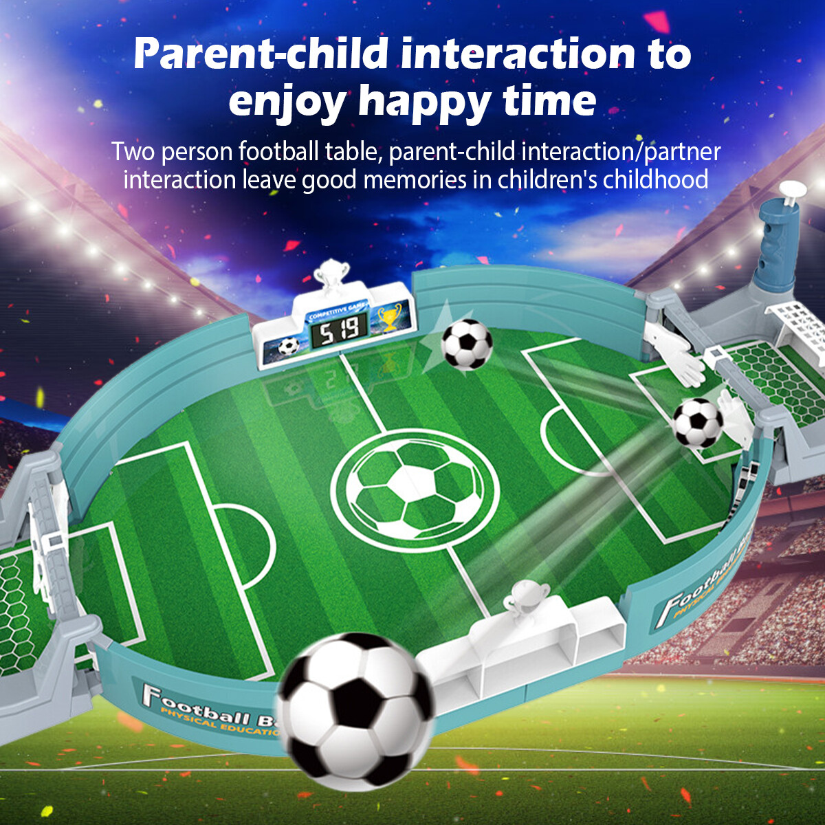 Mini Football Games Portable Football Table Board Games with 2 Mini | eBay