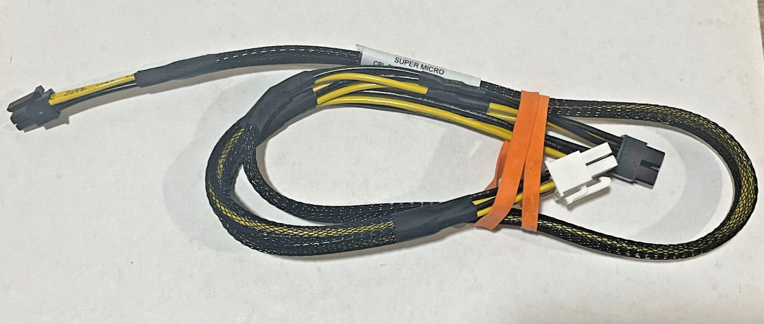 SuperMicro CBL-PWEX-1172-2654 LP Riser power cable McHi,P3.0(2x4 to 2x2 ...