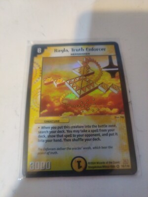 Duel Masters 15/110 Rayla Truth Enforcer Base Set Super Rare NM | eBay