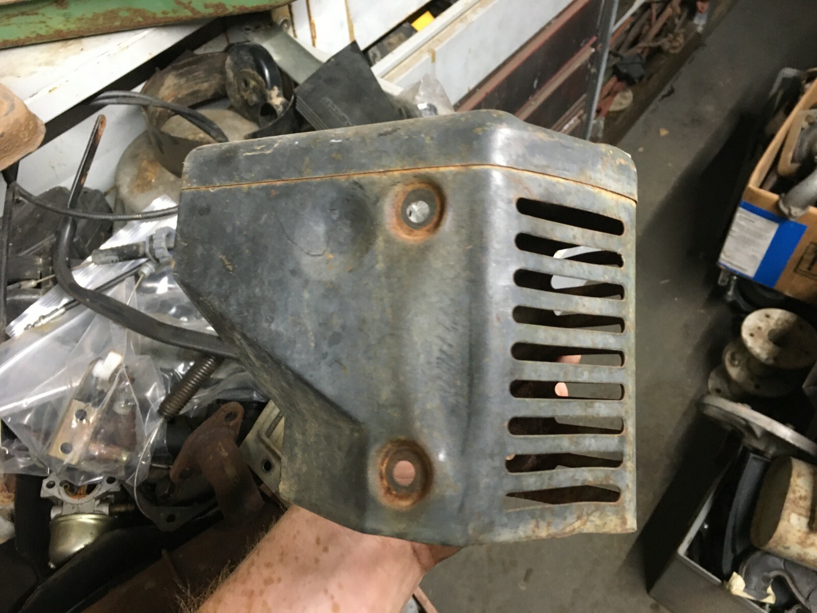 Wisconsin+W1-185+Robin+Subaru+EY20+Muffler+Shiedl+Guard+Assembly+227 ...