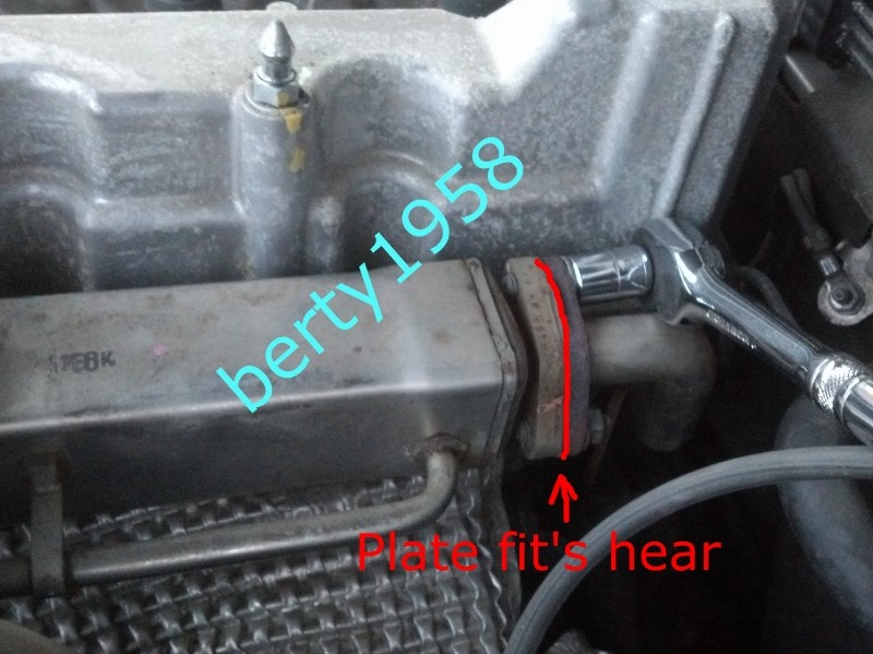 EGR Valve Blank Plate 3.0L Mazda BT-50 WLT Ford Ranger 3.0L MZR-CD ...