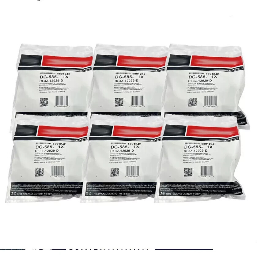 6x Ignitions Coil for Motorcraft DG585 Ford F150 Expedition Lincoln ...