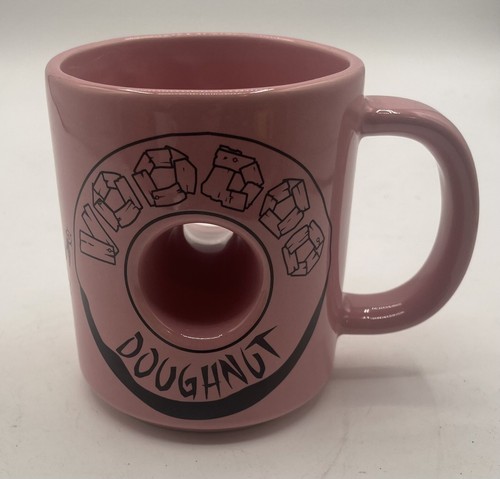 Voodoo Doughnut Donut Coffee Mug The Magic Is In The Hole Pink Cup ...