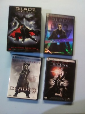 Blade Trilogy - The Ultimate Collection 3 Movies (DVD, 5 Disc) | eBay