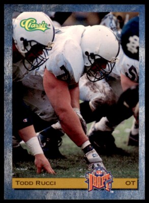 1993 Classic Todd Rucci . New England Patriots #19 | eBay