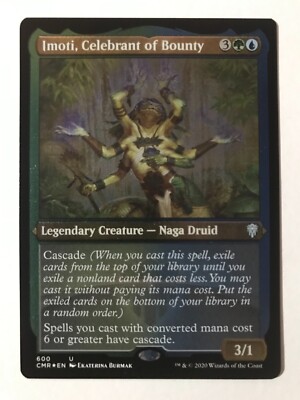 *foil IMOTI CELEBRANT OF BOUNTY etched Commander Legends MTG Magic the ...