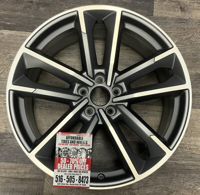 Audi A7 2021 2022 2023 12049 aluminum OEM wheel 20 x 8.5 CNC Charcoal ...