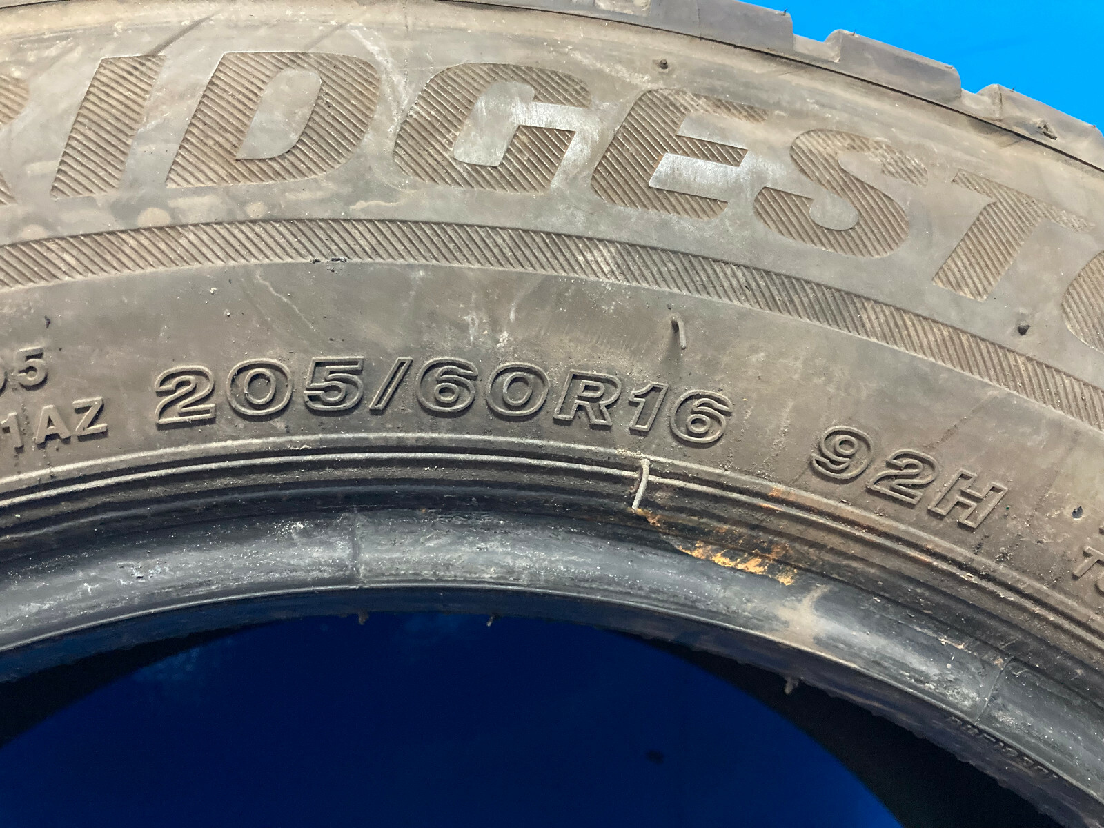 Bridgestone Blizzak RSC 205/60R16 92H Run Flat STAR RATED Tyre 7mm ...