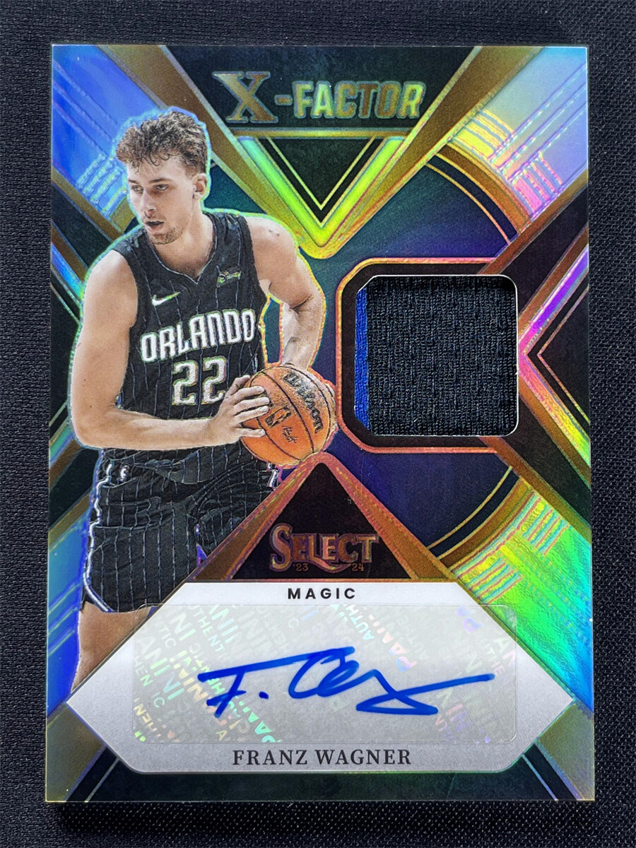 2023-24 Select Franz Wagner Silver X-Factor GU Jersey Patch Auto /125 ...