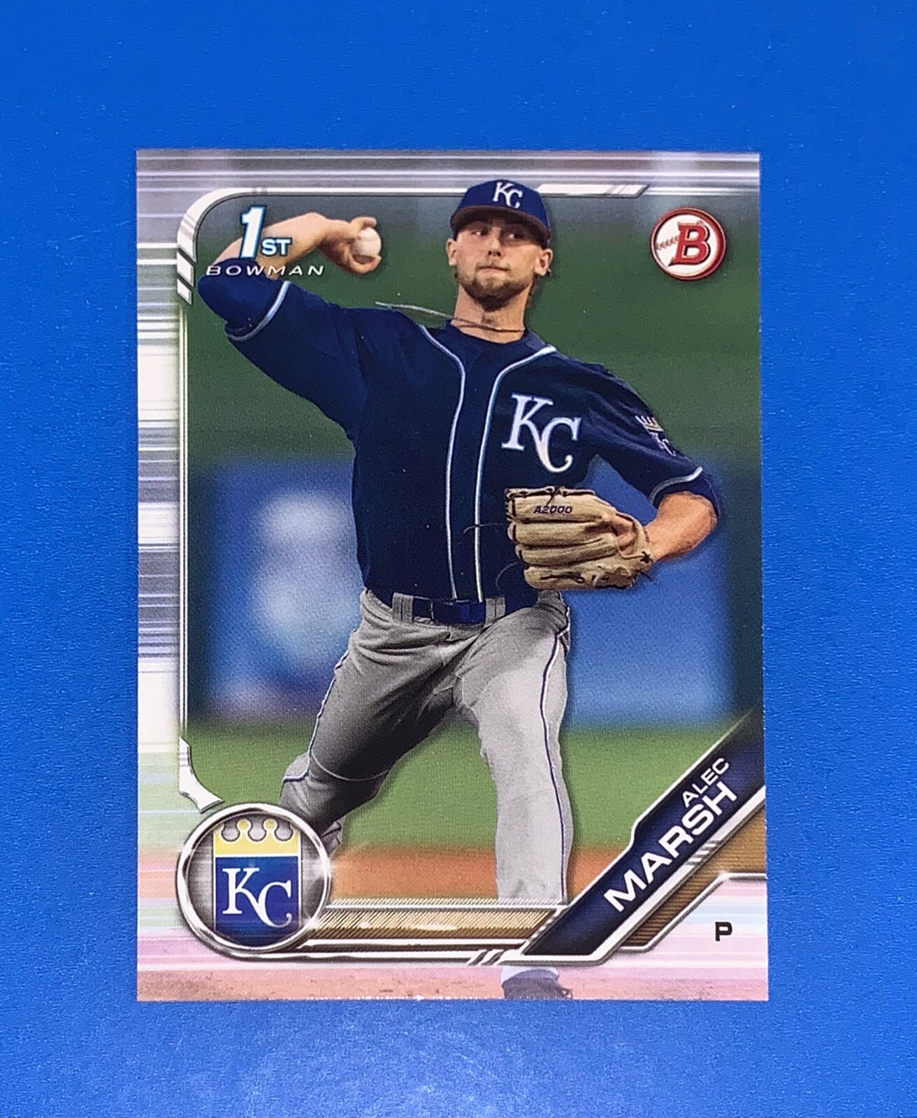 2019 Bowman Draft ALEC MARSH 1st Bowman Card #BD-15 Kansas City Royals ...