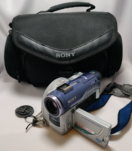 Sony Handycam DCR-DVD100E Camcorder Vintage DVD Video Recorder 120x ...