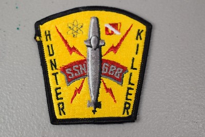 USS LOS ANGELES SUB SSN688 HUNTER KILLER PATCH - UNMOUNTED | eBay
